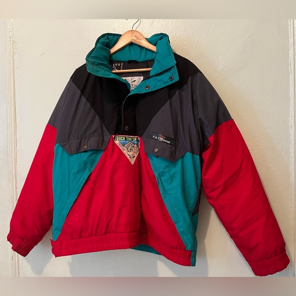 turbo sports sportwear | Jackets & Coats | Vintage Color Block Triple ...